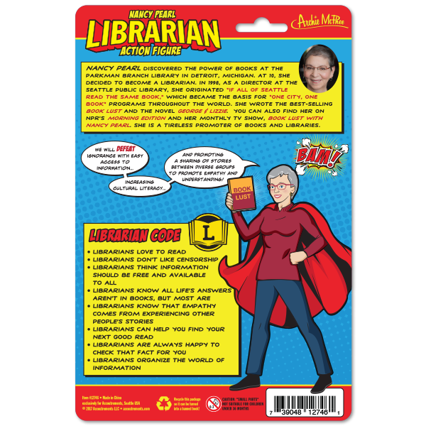 Librarian Action Figure – Curt Hanks Design